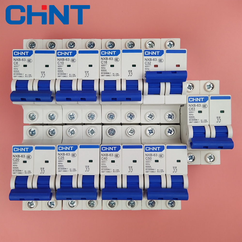 Aptomat CHINT NXB-63 bộ ngắt mạch CB tép MCB 220V 2P 6A 10A 16A 20A 25A 32A 40A 50A 63A | Shopee ...