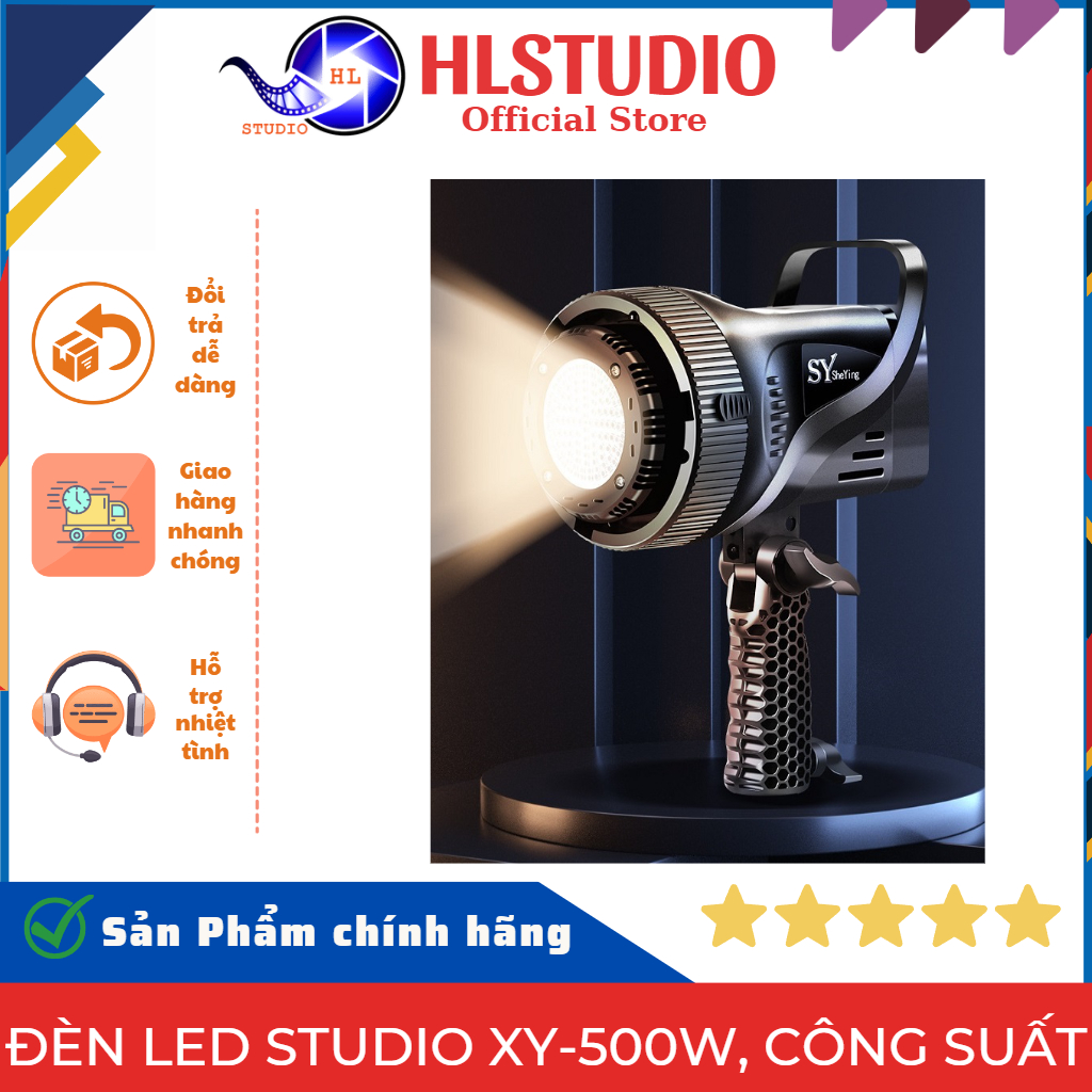 Đèn Led Studio XY-500W, Công Suất 110w, Nhiệt Độ Màu Điều Chỉnh 2700K – 6500K HL Studio | Shopee ...
