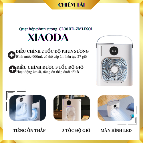 Quạt hộp phun sương Xiaoda CL08 XD-ZMLFS01 | Shopee Việt Nam