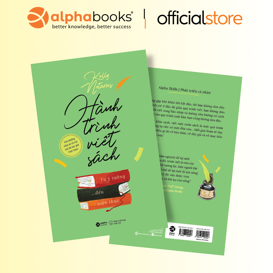 Sách : Hành Trình Viết Sách - Từ Ý Tưởng Đến Hiện Thực (Kelly Notaras ...