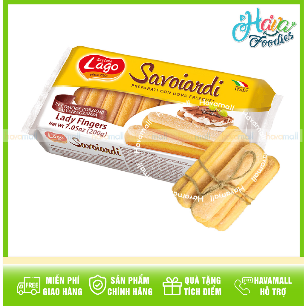 Bánh Quy Lady Finger Savoiardi Lago Gastone 200gr | Shopee Việt Nam