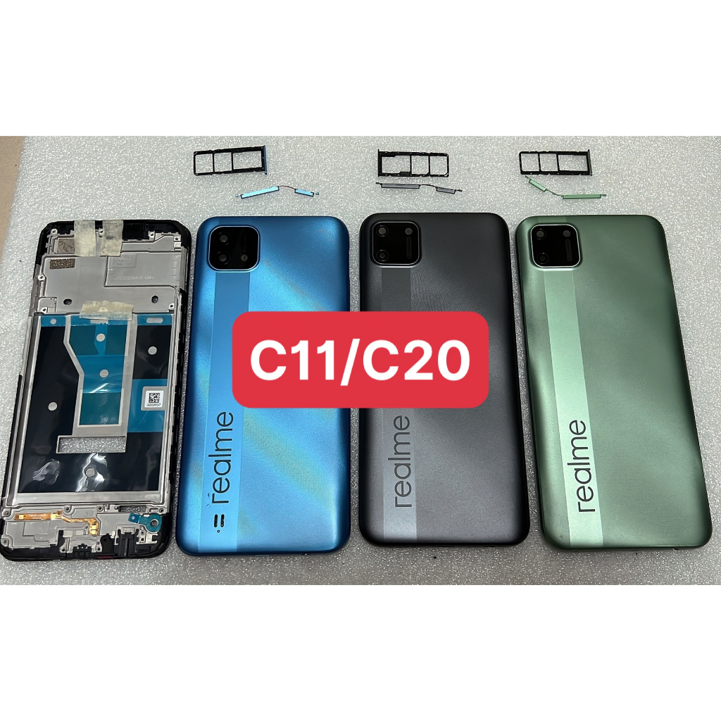 Vỏ Ráp Máy Realme C20 / Realme C11 2021- Bao Gồm Xương, Nắp Lưng Liền ...