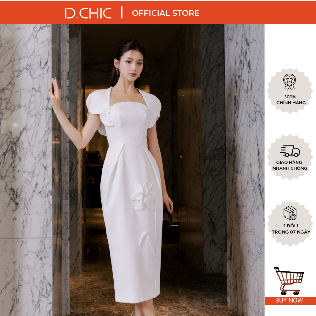D.CHIC Váy Carson Dress HAUTE COUTURE 2022 MS: 2813198 | Shopee Việt Nam