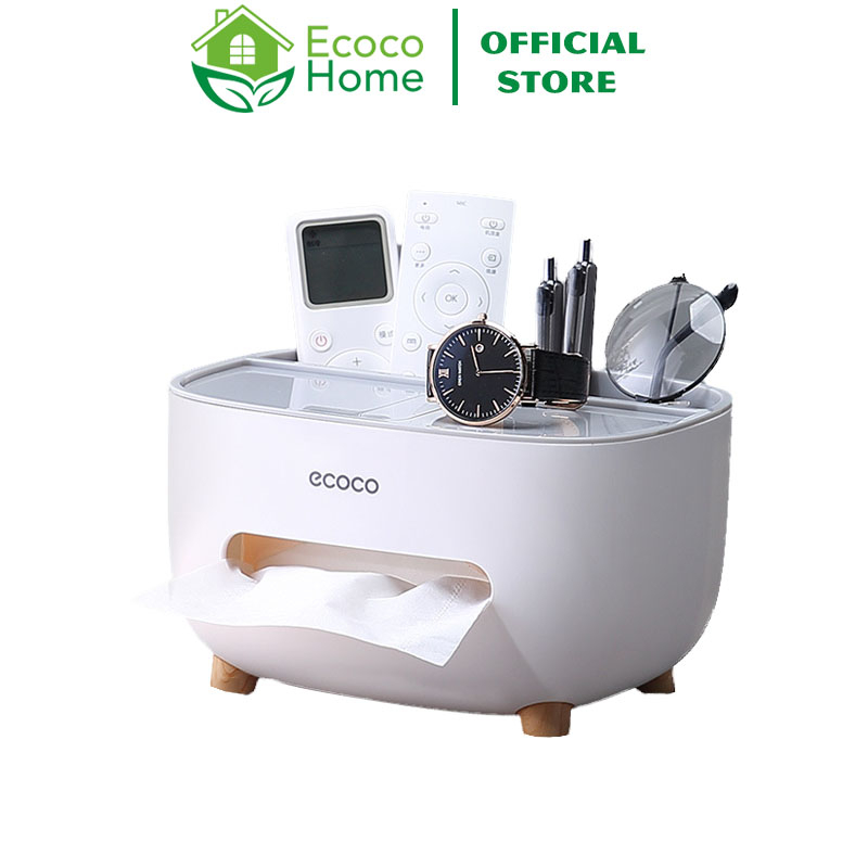 Hộp Đựng Giấy Ăn ECOCO Để Bàn Để Đồ Đa Năng Tiện Lợi | Shopee Việt Nam