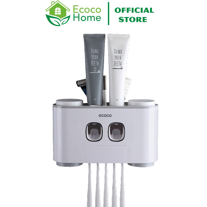Bộ Nhả Kem Đánh Răng ECOCO, Bộ Bốn Cốc Hai Nhả Kem Tiện Lợi | Shopee Việt Nam