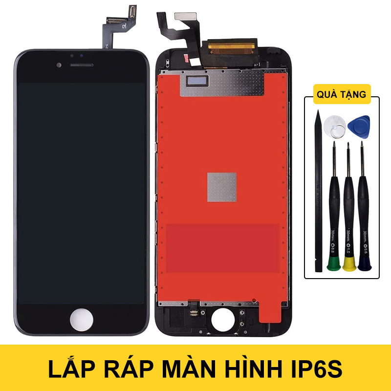 Đối với iP 6S Màn hình cảm ứng LCD Thay thế lắp ráp màn+Bộ dụng cụ sửa ...