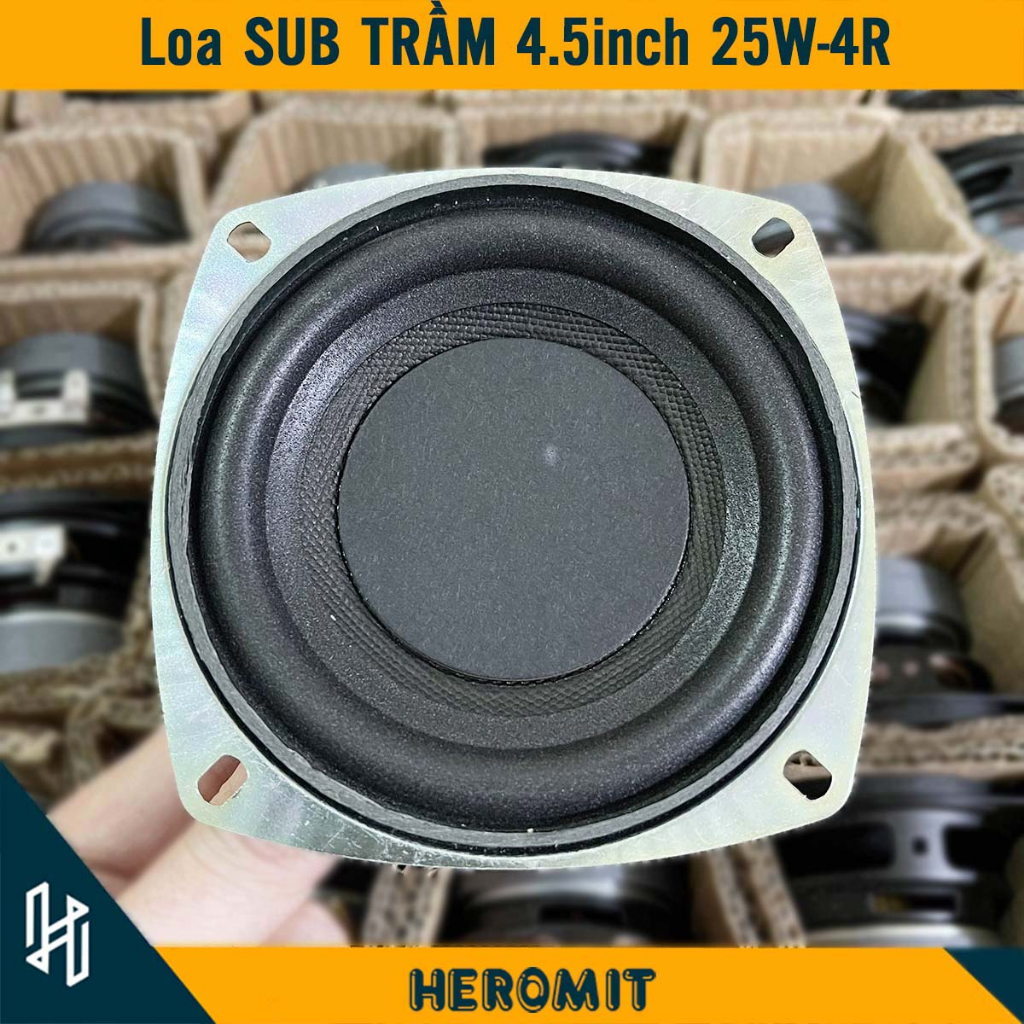 Củ loa Sub trung trầm 25W 4R xương cầu vồng gắn vít 4.5inch | Shopee Việt Nam