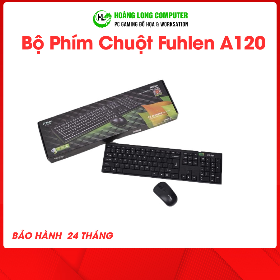 Bàn phím Không Dây Fuhlen A120G Cho Văn Phòng - Chuột Không Dây Fuhlen ...