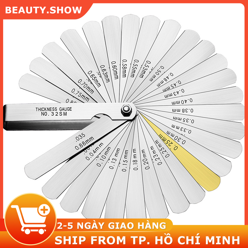 Bộ Thước đo Khe Hở Thước Lá Inox đo Khe Hở 30 Lá 0 02 1mm Thước Căn