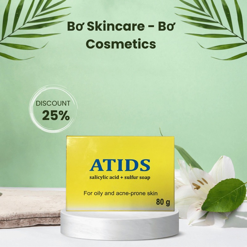 Xà phòng y khoa ATIDS tạm biệt mụn lưng, v:êm lỗ chân lông (80gr ...
