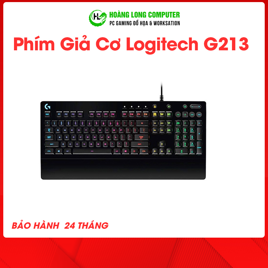 Bàn Phím Giả Cơ Có Dây Logitech G213 Prodigy RGB Gaming Chính Hãng ...