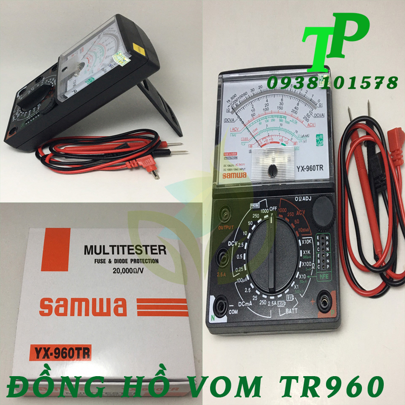 Đồng Hồ Đo Kim Vạn Năng VOM YX 960TR, Đồng Hồ VOM YX-960TR MULTITESTER ...