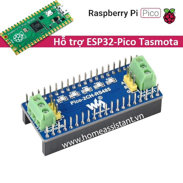 Bo mạch RS485 Modbus to TTL UART SP3485 cho Raspberry Pi Pico-2CH-RS485 ...