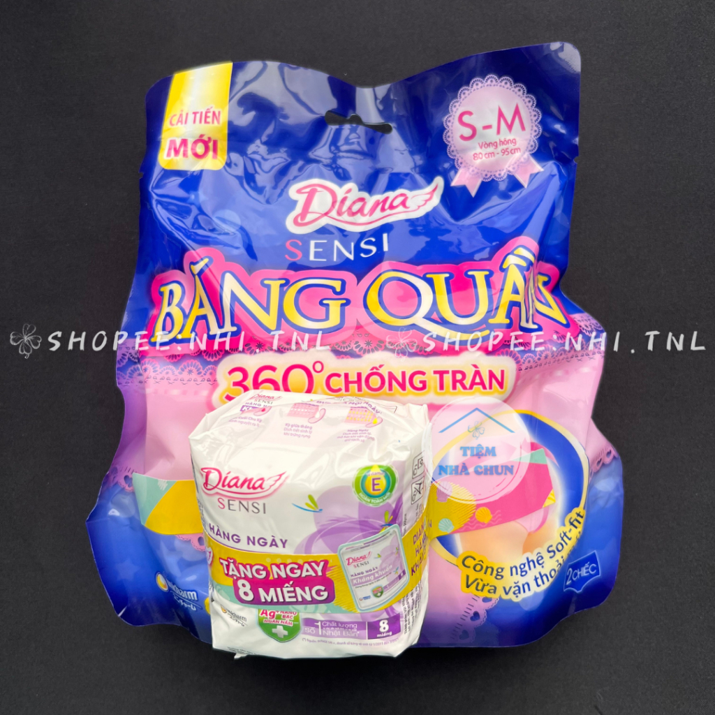 CHE TÊN SP - Băng Quần Diana - Băng Vệ Sinh Diana Sensi Ban Đêm Dạng ...