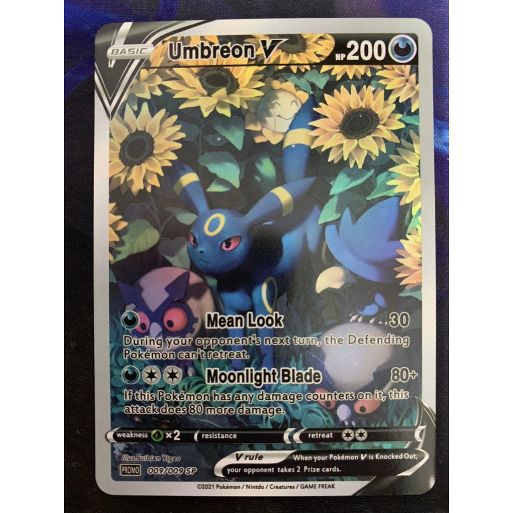 Thẻ bài Pokemon Umbreon V -009/009Sp promo Alternate Art Ultra Rare ...
