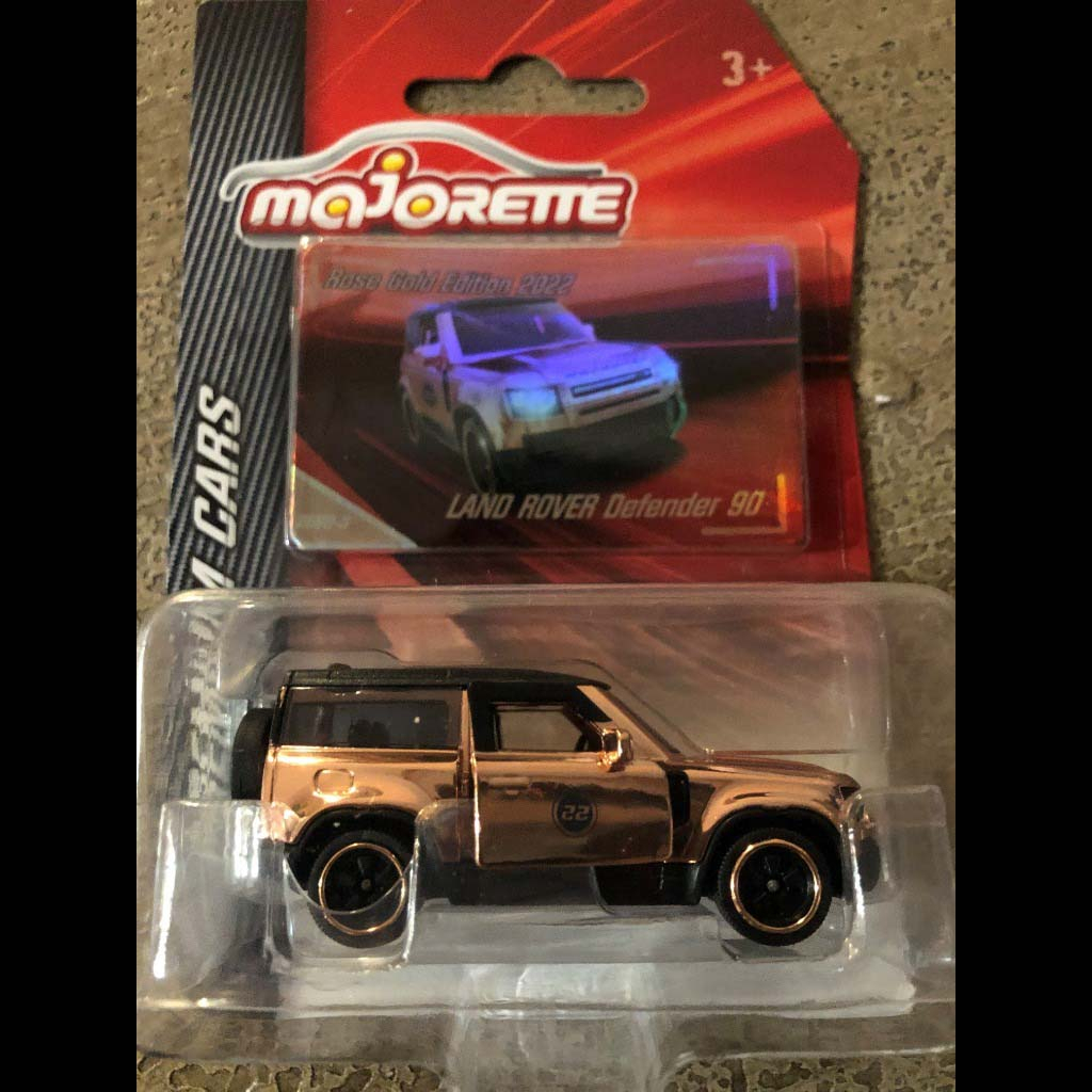 Xe mô hình Majorette Land Rover Defender 90 CHASE Rose Gold Edition ...