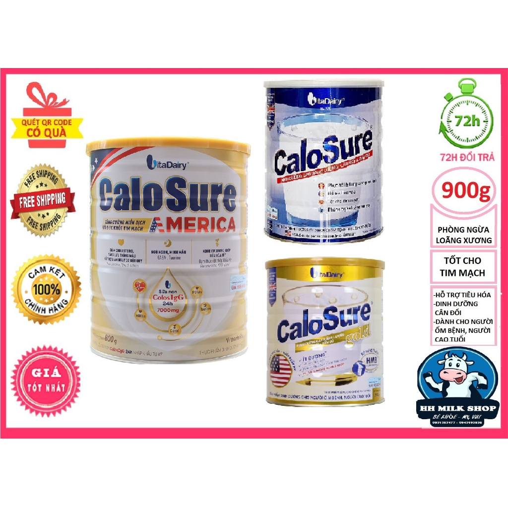 (Combo siêu tiết kiệm+lò nướng) Set 18 hộp Sữa Vitadairy Calosure ...