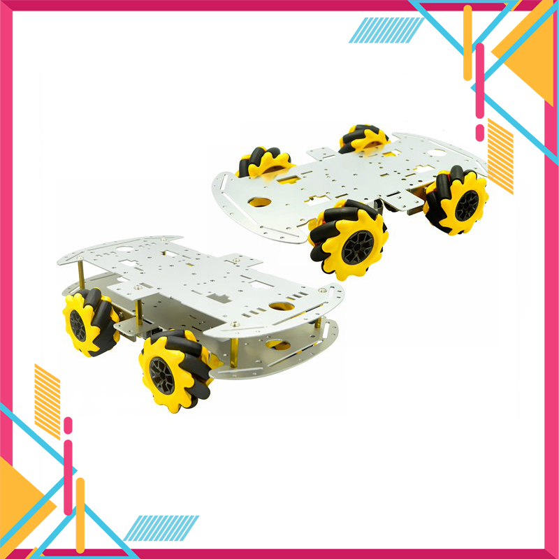 Khung Xe Robot 4 Bánh Mecanum Khung Nhôm Kim Loại | Shopee Việt Nam