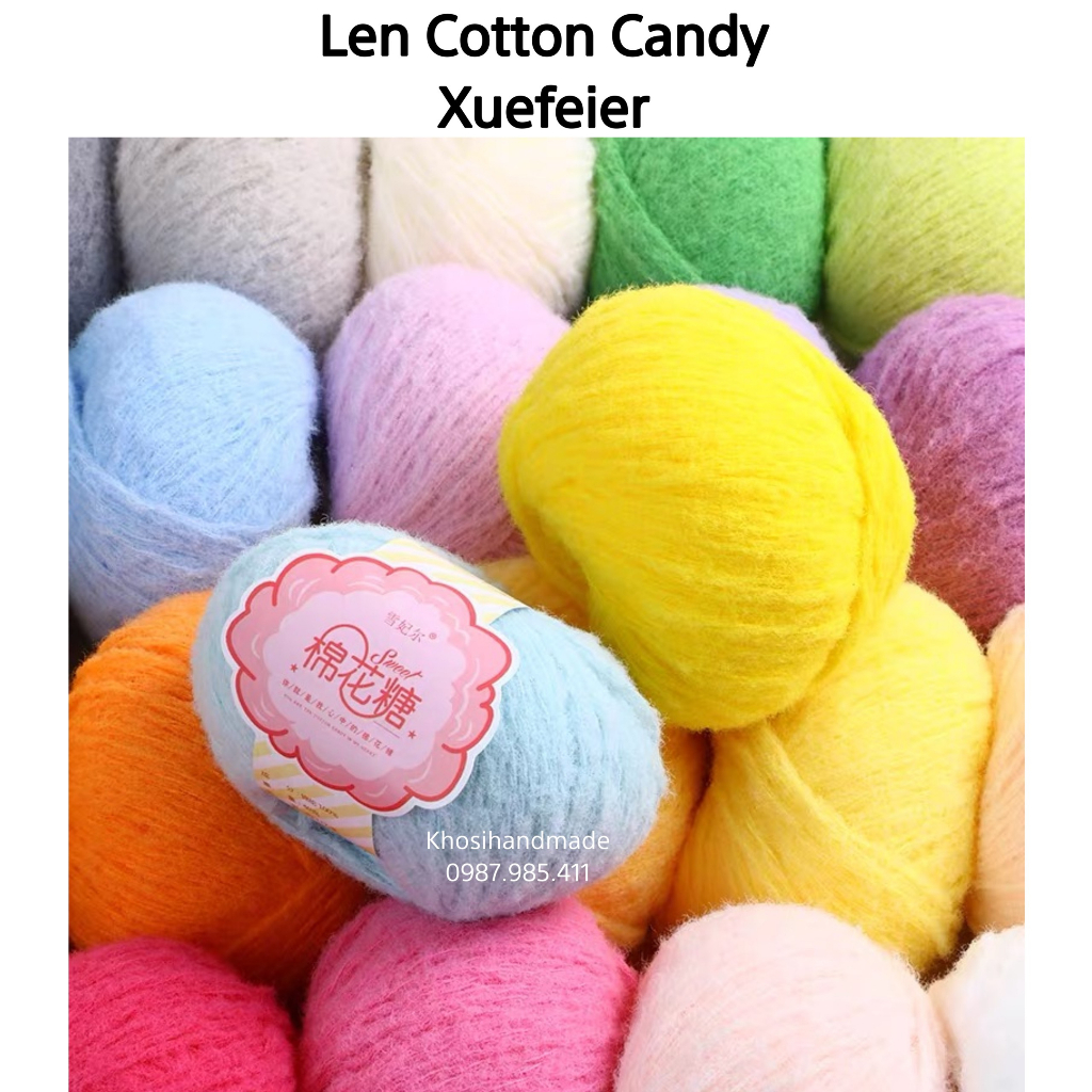 Len Cotton Candy Xuefeier 40gram - Len Cotton Sweet Candy - Len kẹo ...