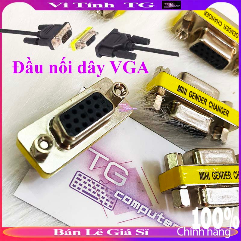 Đầu nối vga-vga, nối dài dây vga 2 đầu âm - Female to Female - Hàng ...