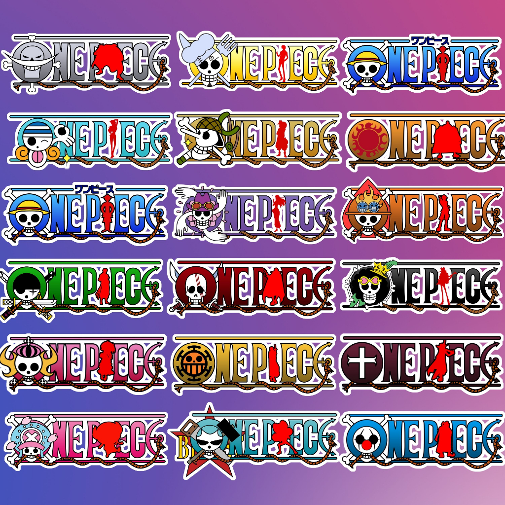 [Set 50 Cái] Sticker anime One Piece, sticker one piece, nhãn dán trang ...