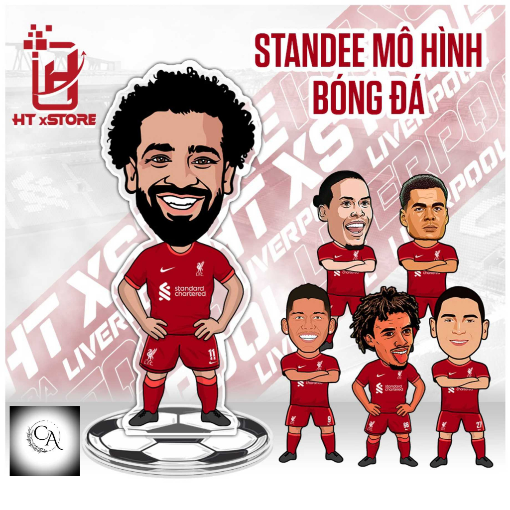 Mô hình standee in hình các cầu thủ CLB bóng đá Liverpool, mô hình cầu ...