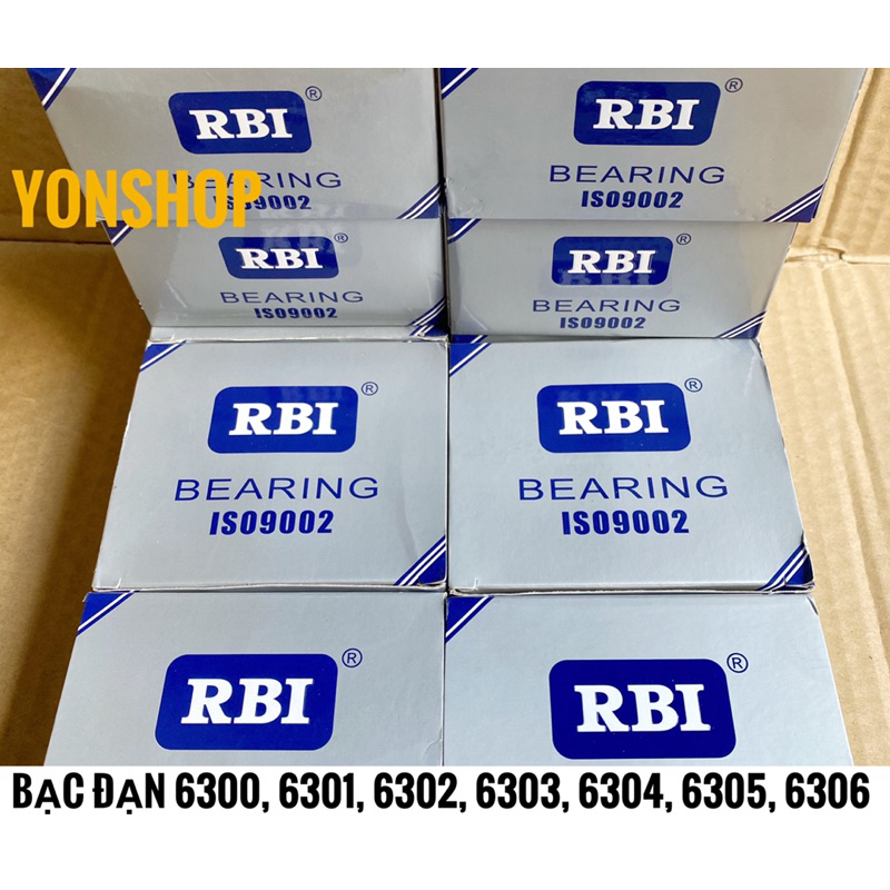 Bạc Đạn ( Vòng Bi ) 6300, 6301, 6302, 6303, 6304, 6305, 6306 Nắp Nhựa Hiệu RBI | Shopee Việt Nam