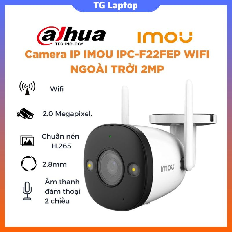 Camera WIFI IMOU IPC-F22FEP FullColor đàm thoại 2 chiều, chính hãng bảo ...