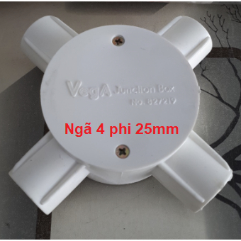 2 CÁI Hộp Box chia ngã, hộp nối tròn chia ngã, hộp chia ngã PVC, box ...