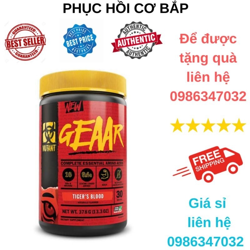 Mutant Geaar - EAA Tăng Cơ Phục Hồi Cơ Bắp 30 Servings | Shopee Việt Nam