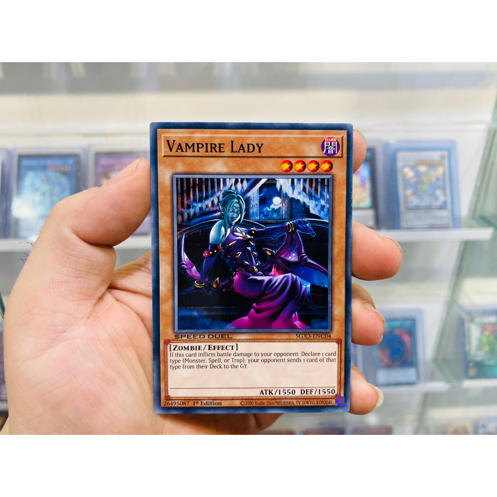 Thẻ Bài YugiOh! Mã SGX3-ENC04 - Vampire Lady - Common - 1st Edition ...