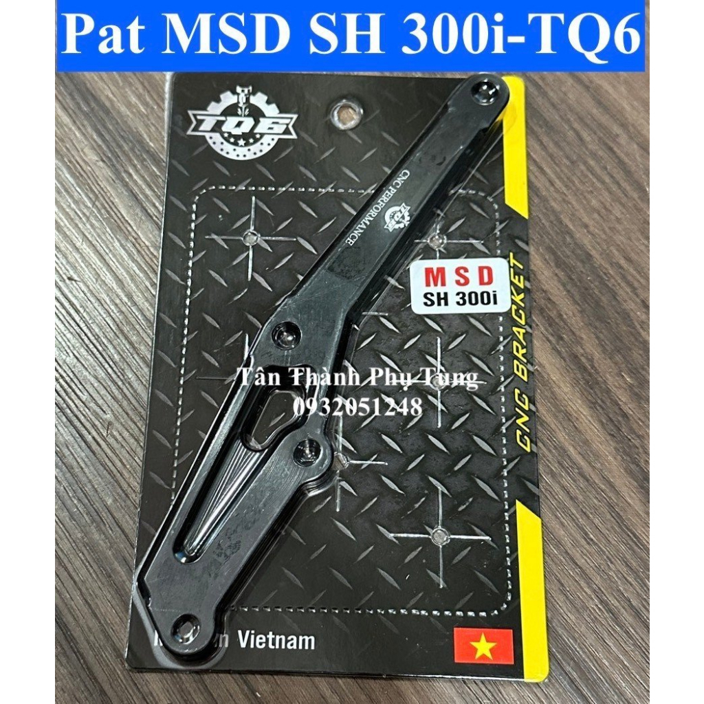 Pat MSD gắn SH 300i, SH 350i nhôm CNC- màu đen ( TQ6) phụtùngxe ...