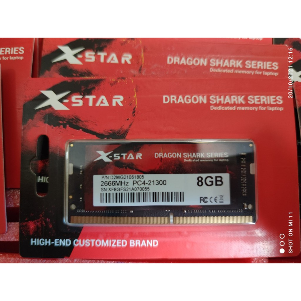 Ram Laptop DDR4L XSTAR 8GB bus 2666 bảo hành chính hãng 36 tháng ...