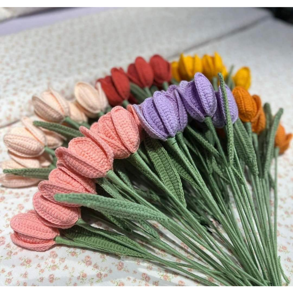 Hoa tulip len | Shopee Việt Nam