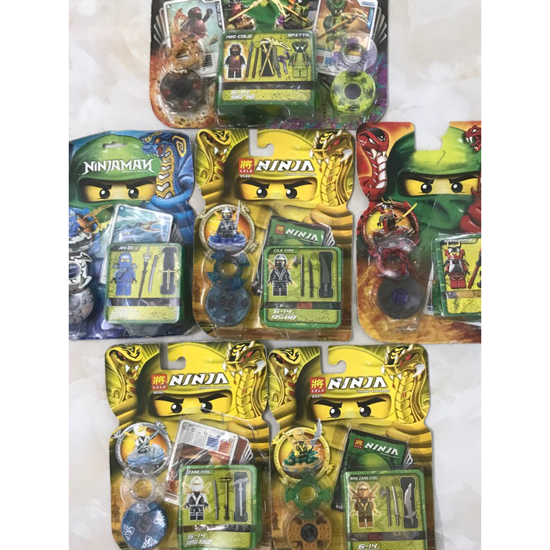 Vỉ Con Quay Ninjago Đơn & Đôi | Shopee Việt Nam