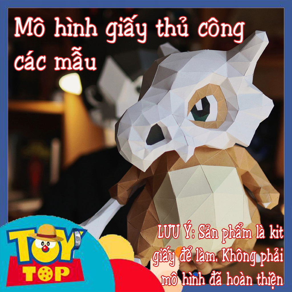 [Lẻ 1 mẫu] Bộ thủ công mô hình giấy 3D papercraft dạng Polygon các mẫu ...