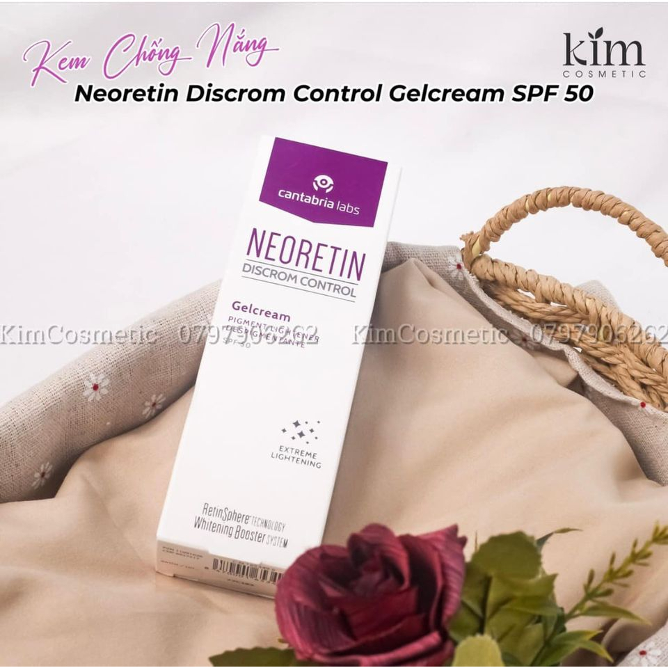 KEM CHỐNG NẮNG NEORETIN DISCROM CONTROL GELCREAM SPF50+ PA++++ | Shopee ...