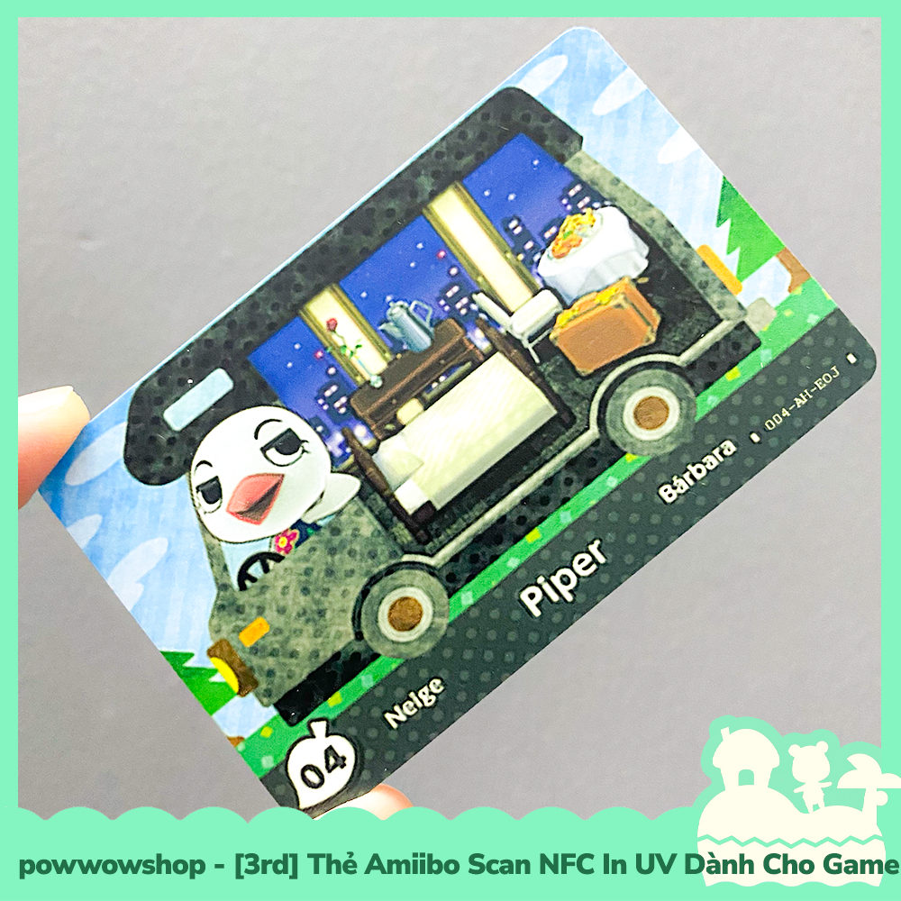 [Sẵn VN - Hỏa Tốc] 3rd Thẻ Amiibo Scan NFC Bird Pigeon Owl Seagull Dodo ...