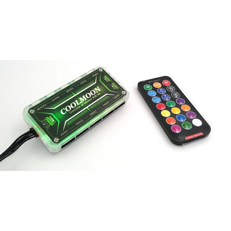 Bộ Hub led và remote điều khiển led RGB Coolmon 16 triệu màu | Shopee ...