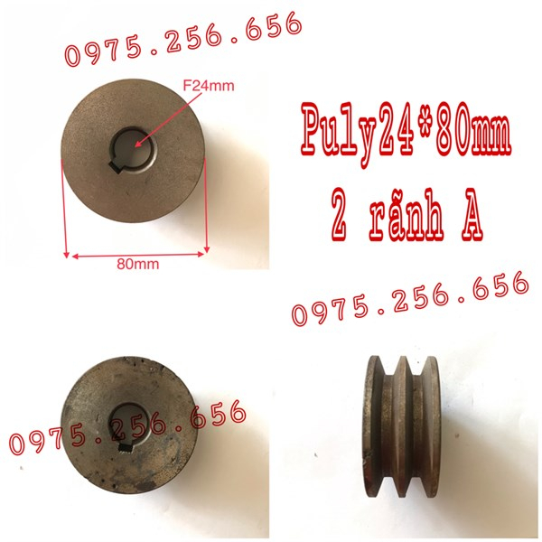 Puly 24*80mm-2 rãnh A buly các loại nông nghiệp ôt ô hùng lỳ | Shopee ...