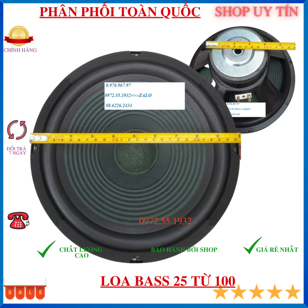 Loa bass 25 từ đơn100con 36 -MS1015 | Shopee Việt Nam