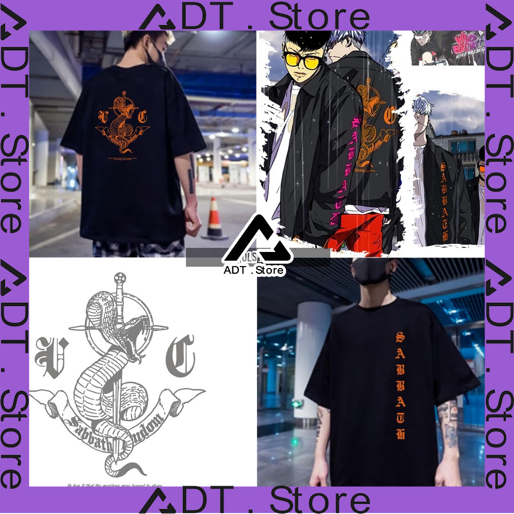 Áo Phông The Wind BREAKER WEBTOON SABBATH CREW Của WOOIN JOKER GANK ...