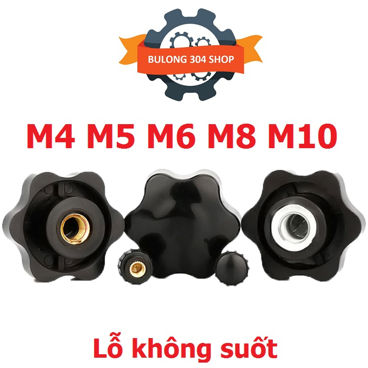 Núm vặn ren trong nhựa M4 M5 M6 M8 M10 | Shopee Việt Nam