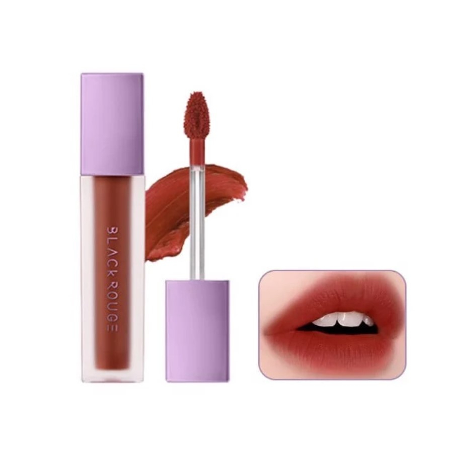 Son Kem Lì Black Rouge Air Fit Velvet Tint A12 Màu Nâu đỏ Gạch