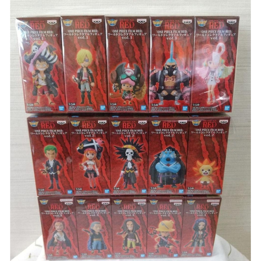 Mô hình WCF One Piece Film RED Full 3 Vol | Shopee Việt Nam