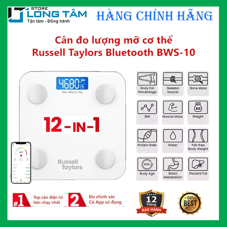 Cân điện tử thông minh Russell Taylors BWS-10 - Hàng chính hãng ...