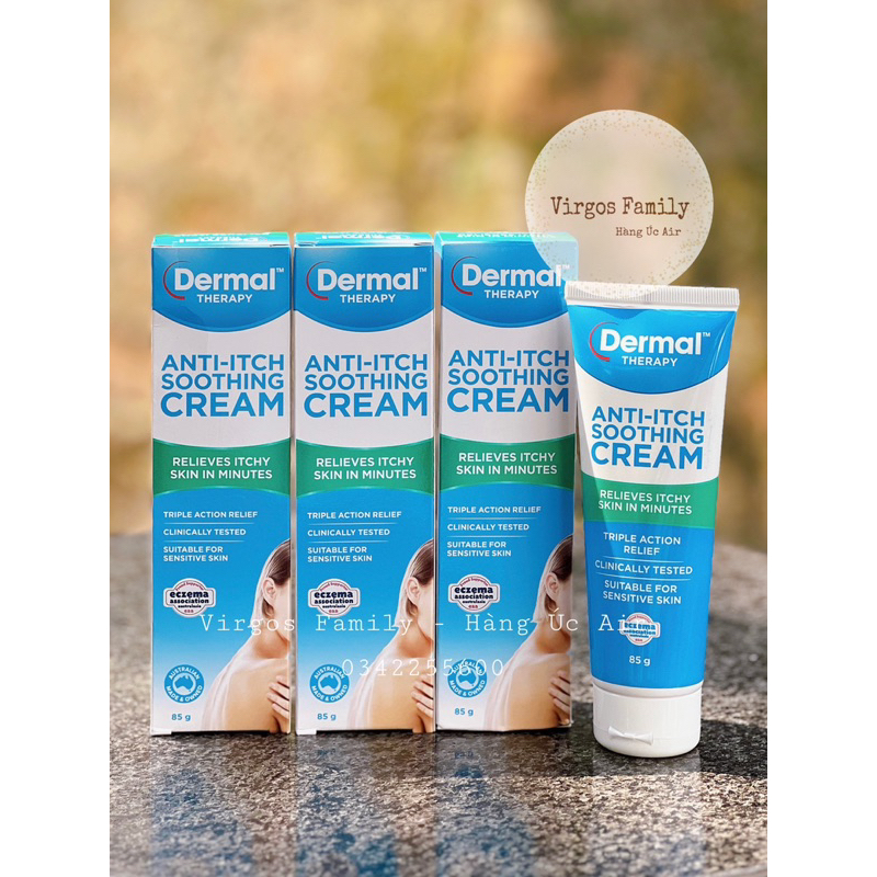 Kem giảm ngứa và làm dịu da Dermal Therapy Anti-Itch Soothing Cream 85g ...