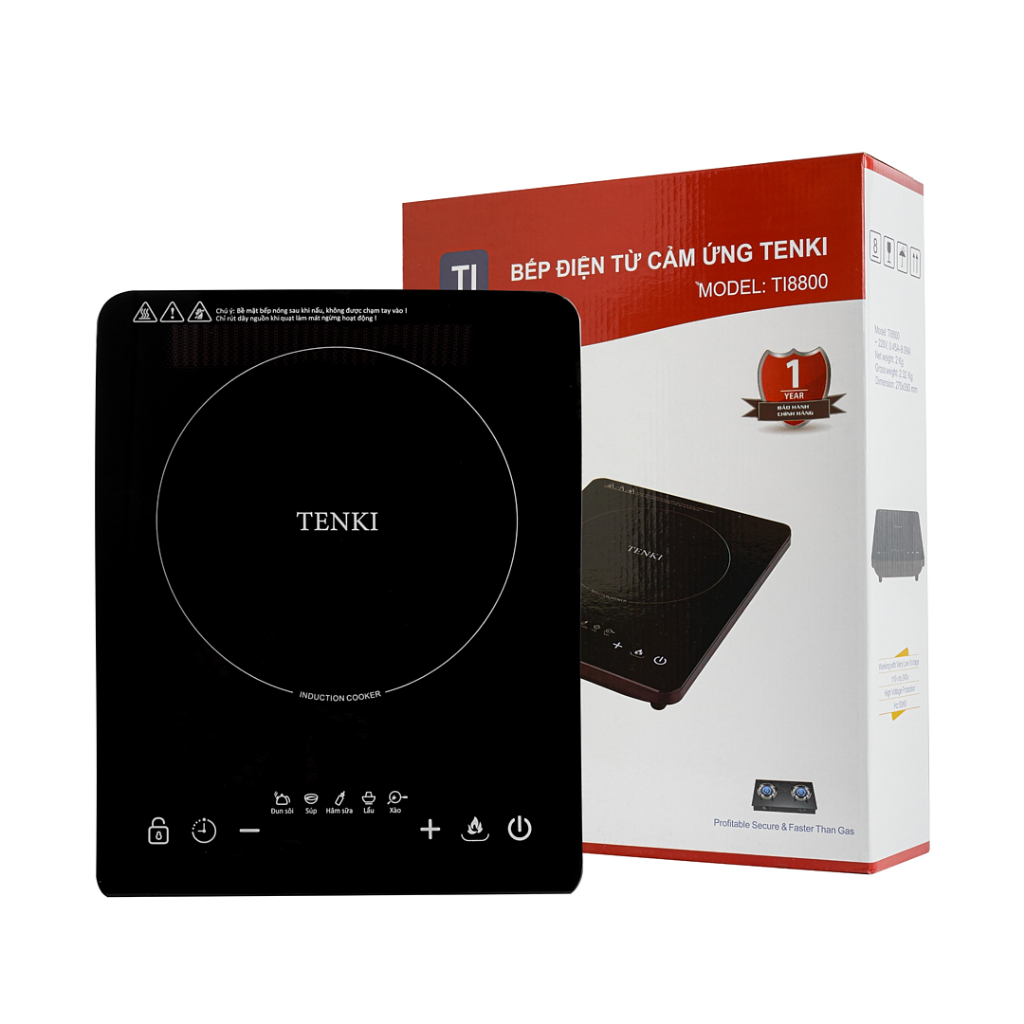 Bếp Điện Từ Cảm Ứng TENKI TI8800 Siêu Mỏng Siêu Tiết Kiệm Điện - Bảo ...