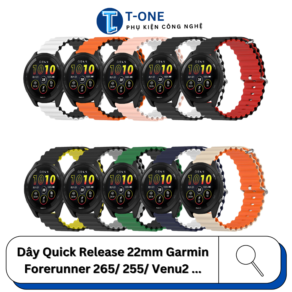 Dây Quick Release 22mm Garmin Forerunner 265/ 255/ Venu 2 ... | Shopee Việt Nam