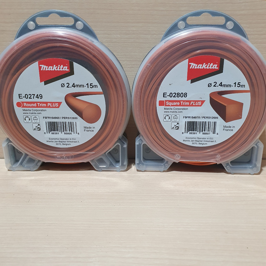 Dây cước cắt cỏ tròn và vuông (màu nâu) Makita E-02749,E-02808 2,4-15m | Shopee Việt Nam
